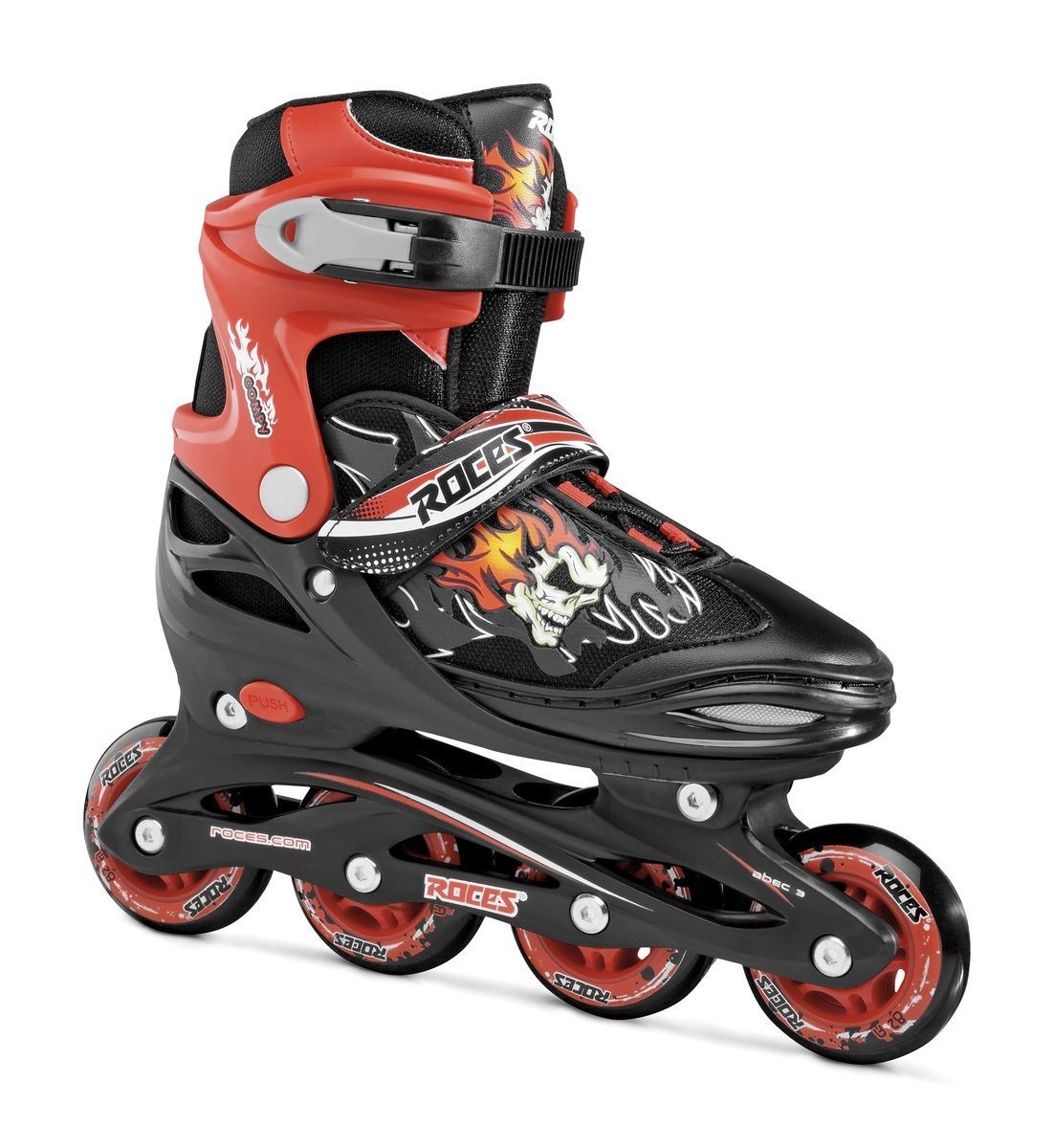 Roces Compy 6.0 Inline Skate Black Red