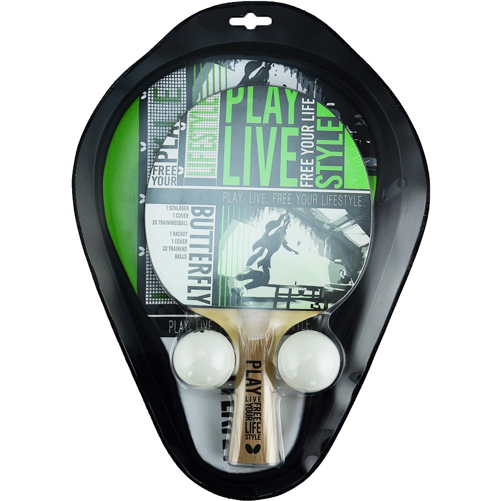 Butterfly 85210 TT Free Your Style Masa Tenisi 1 Raket + Kılıf + 2 Top Set