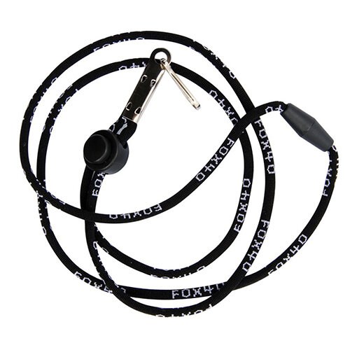 Fox 40 Breakaway Neck Lanyard Düdük İpi Siyah