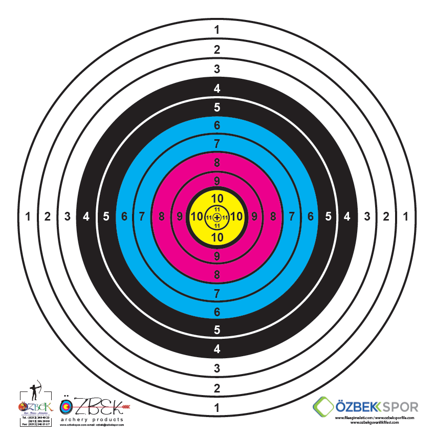 Ok Hedef Kağıdı 80x80cm