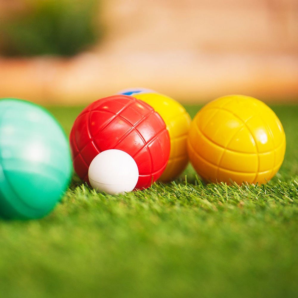 Plastik Bocce Set 8 Top