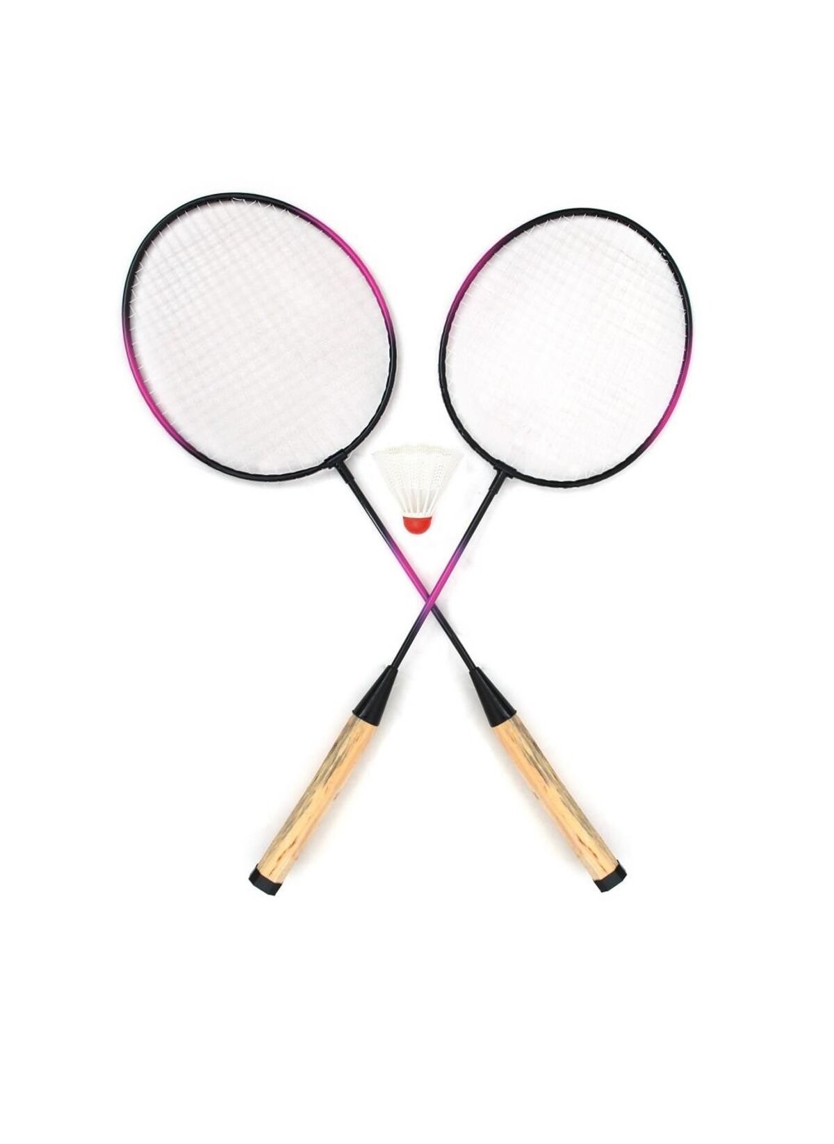 Delta Badminton Raket Set 2 Raket + 1 Top Filede